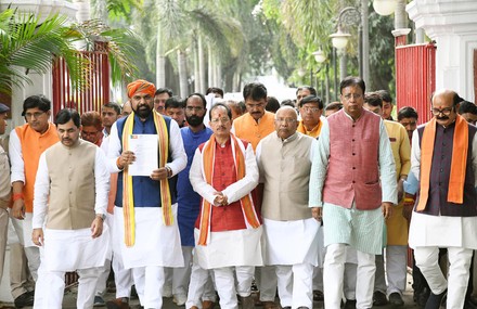 Bihar Bjp President Samrat Choudhary Party Editorial Stock Photo ...