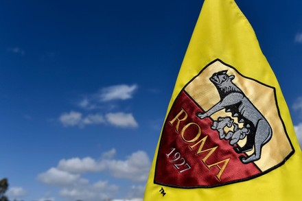 Roma Logo Seen On Corner Flag Editorial Stock Photo - Stock Image ...