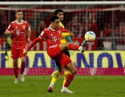 Jamal Musiala Front Bayern Munich Controls Editorial Stock Photo ...