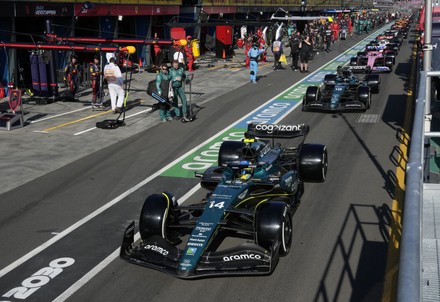 Cars Pit Lane Race Stopped Due Editorial Stock Photo - Stock Image ...