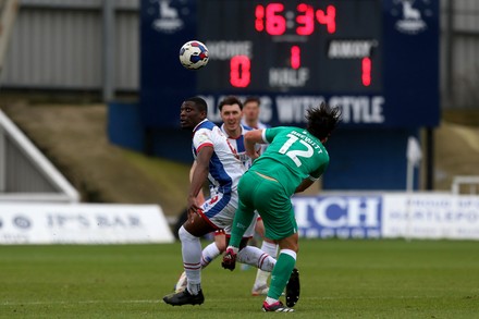Oliver Finney Hartlepool United Warms During Editorial Stock Photo ...