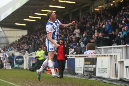 Oliver Finney Hartlepool United Celebrates After Editorial Stock Photo ...