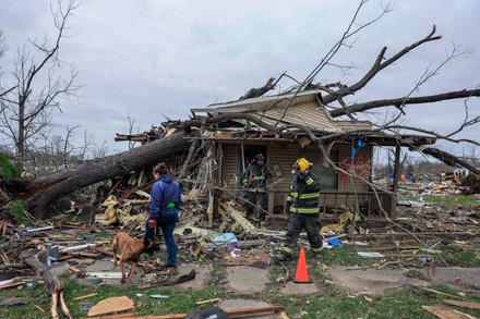 Jeep Destroyed After Tornado Sullivan Indiana Editorial Stock Photo ...