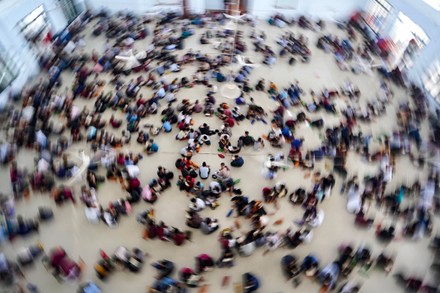 Muslim Students Sit Circles During Koran Editorial Stock Photo - Stock ...
