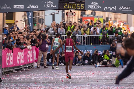 Milan Italy Sport Running Milan Marathon Editorial Stock Photo - Stock ...
