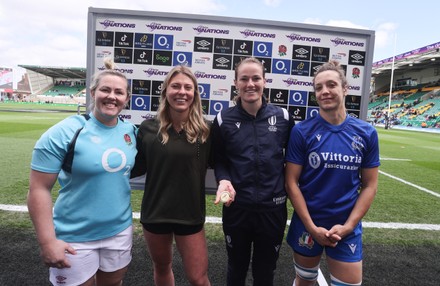 England Women Vs Italy Women England Editorial Stock Photo - Stock ...
