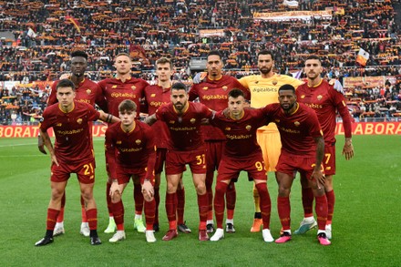 Roma Team During Italian Football Championship Editorial Stock Photo ...