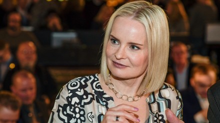 Leader Finns Party Riikka Purra During Editorial Stock Photo - Stock ...