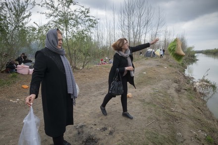 Iranian Woman Throws Green Grass Which Editorial Stock Photo - Stock ...