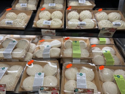 Chinese Buns Chinese Grocery Store Richmond Editorial Stock Photo ...