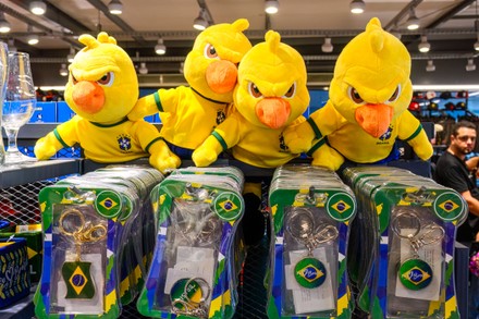 Canarinho Mascot Brazilian National Soccer Team Editorial Stock Photo ...