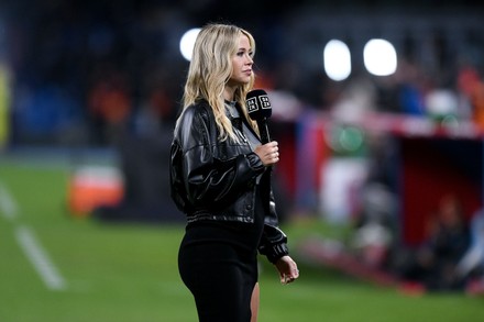 Tv Commentator Dazn Diletta Leotta Prior Editorial Stock Photo - Stock ...