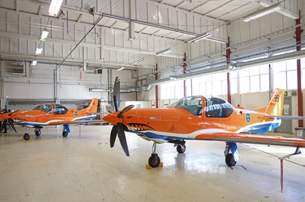Grob G120tp Aircraft Ceremony On Monday Editorial Stock Photo - Stock ...