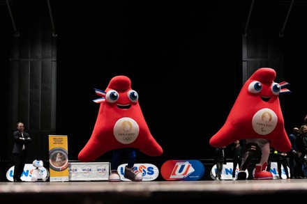 Paris 2024 Mascots Opening 7th Edition Editorial Stock Photo - Stock ...