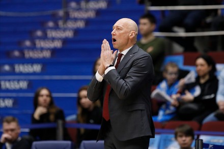 Mba Moscow Head Coach Vasily Karasev Editorial Stock Photo - Stock ...