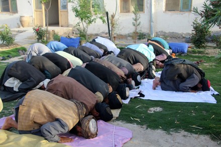 Taliban Offer Evening Prayers During Ramadan Editorial Stock Photo ...
