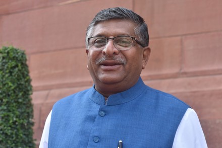 Former Union Minister Ravi Shankar Prasad Editorial Stock Photo - Stock ...