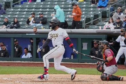 Salt Lake Second Baseman Andrew Velasquez Editorial Stock Photo - Stock ...