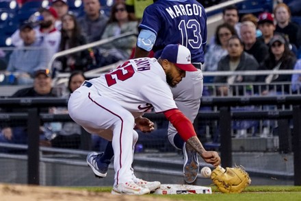 Washington Nationals First Baseman Dominic Smith Editorial Stock Photo ...