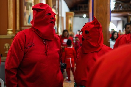 Revelers Dressed Devil Take Part Mass Editorial Stock Photo - Stock ...