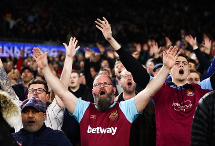 West Ham United Fans Editorial Stock Photo - Stock Image | Shutterstock