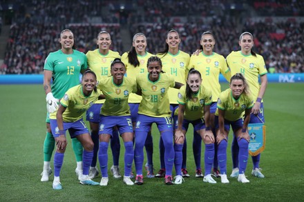 Brazil Starting Xi Team Photo Editorial Stock Photo - Stock Image ...