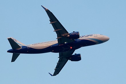 Indigo Flight Taking Off Netaji Subhash Editorial Stock Photo - Stock ...