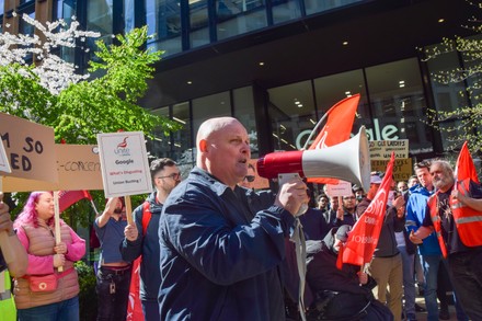 Unite Member Gives Speech Through Megaphone Editorial Stock Photo ...