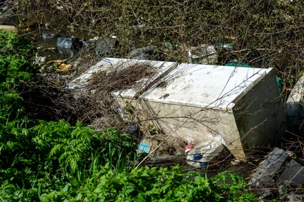 Shocking Amounts Flytipping Litter Stream Denham Editorial Stock Photo ...