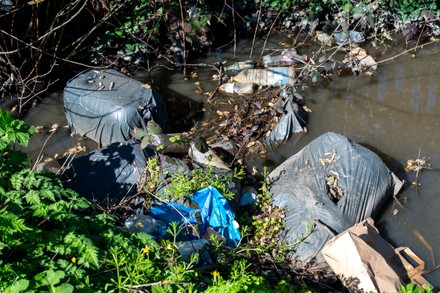 Shocking Amounts Flytipping Litter Stream Denham Editorial Stock Photo ...