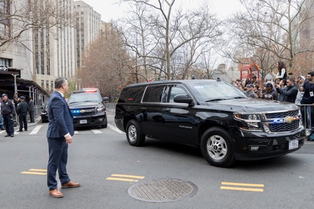 Car Entourage Former Us President Donald Editorial Stock Photo - Stock ...