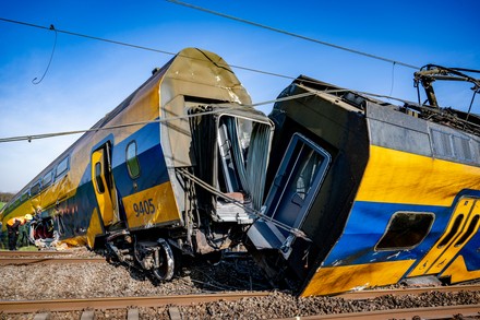 Prorail Employees Investigating Train Overhead Wires Editorial Stock ...