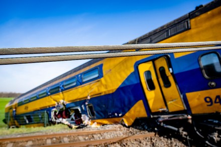 Prorail Employees Investigating Train Overhead Wires Editorial Stock ...