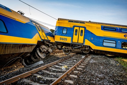 Prorail Employees Investigating Train Overhead Wires Editorial Stock ...