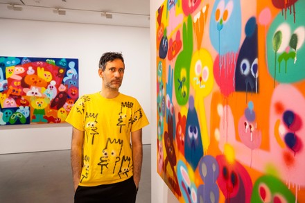 British Contemporary Artist Jon Burgerman R Editorial Stock Photo ...