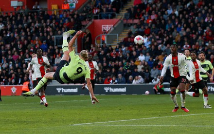Erling Haaland Manchester City Scores Third Editorial Stock Photo ...