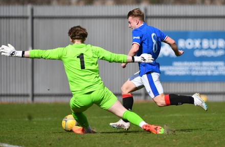 Charlie Lindsay Rangers Scores Opening Goal Editorial Stock Photo ...