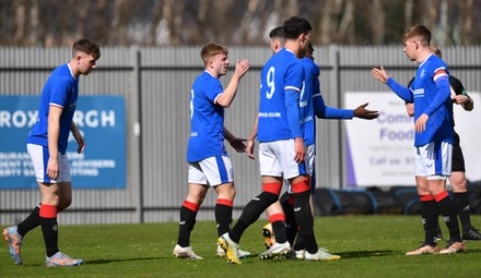 Charlie Lindsay Rangers Celebrates Scoring Opening Editorial Stock ...