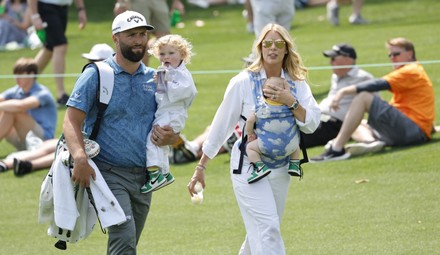 Jon Rahm Spain Carrying His Son Editorial Stock Photo - Stock Image ...