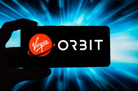 Virgin Orbit Logo Displayed On Mobile Editorial Stock Photo - Stock ...
