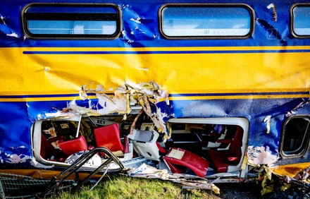 Voorschoten Prorail Employees Investigating Train Overhead Editorial ...