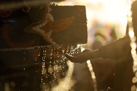 Nepali Hindu Devotees Perform Rituals During Editorial Stock Photo ...