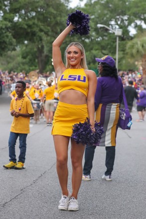 Lsu Tiger Girl Darah Haidet Cheers Editorial Stock Photo - Stock Image ...