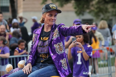 Lsu Head Coach Kim Mulkey Interacts Editorial Stock Photo - Stock Image ...