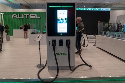 Autel Charging Station Electric Vehicles Seen Editorial Stock Photo ...