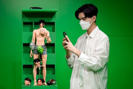 Spanish Artist Filip Custic Delivers Performance Editorial Stock Photo ...