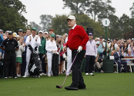 Golfing Legend Jack Nicklaus Watches His Editorial Stock Photo - Stock ...
