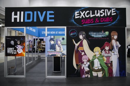 Poster Artwork Displayed Hidive Booth During Editorial Stock Photo ...