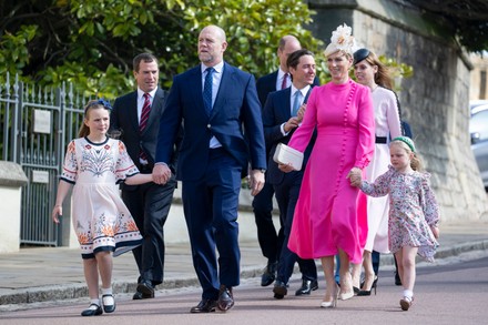 Mia Grace Tindall Peter Phillips Mike Editorial Stock Photo - Stock ...