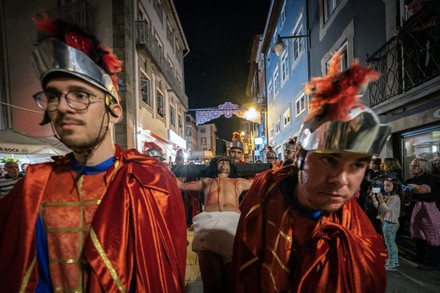 Faithful Walk Ecce Homo Procession Through Editorial Stock Photo ...